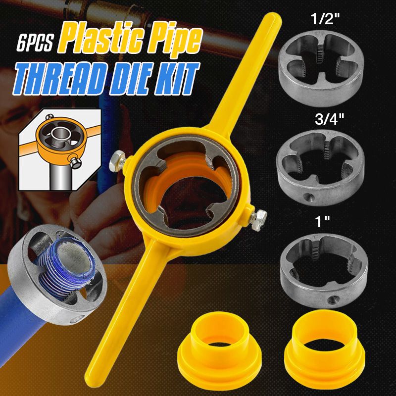 6PCS-Kit de filetage de tuyau en plastique – movenicry