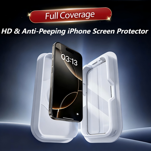 50 % OFF !! Full Coverage HD & Anti-Peeping iPhone Screen Protector ...